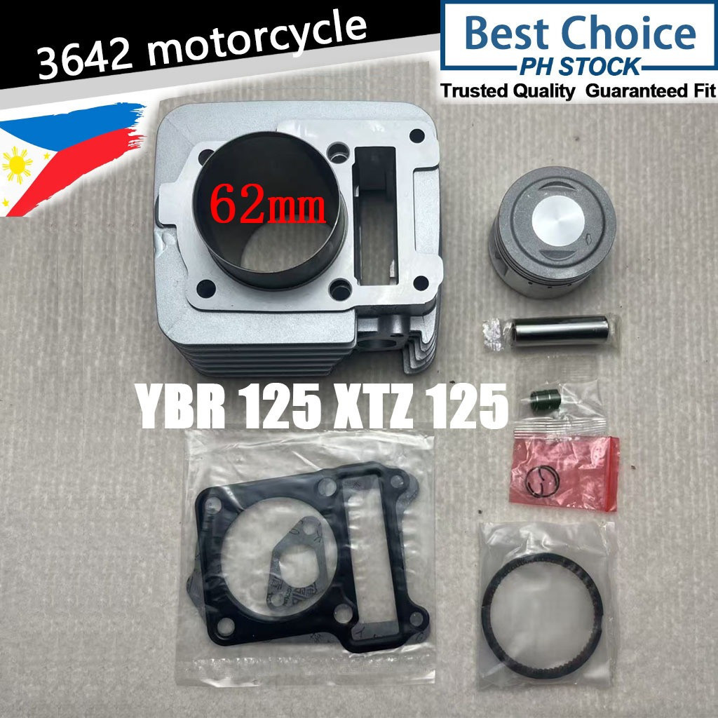 57mm/62mm Big Bore Cylinder Block Kit for Yamaha YBR 125 XTZ 125 STX ...