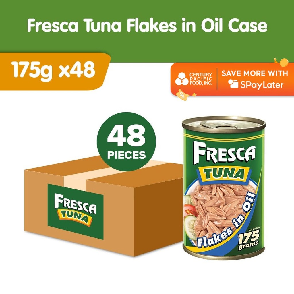 Fresca Tuna Flakes in Oil 175g (Case of 48pcs) | Shopee Philippines