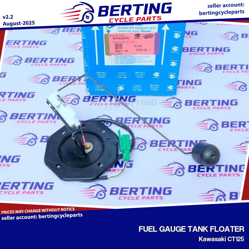FUEL GAUGE TANK FLOATER Kawasaki CT125 Genuine DY402600 | Shopee ...