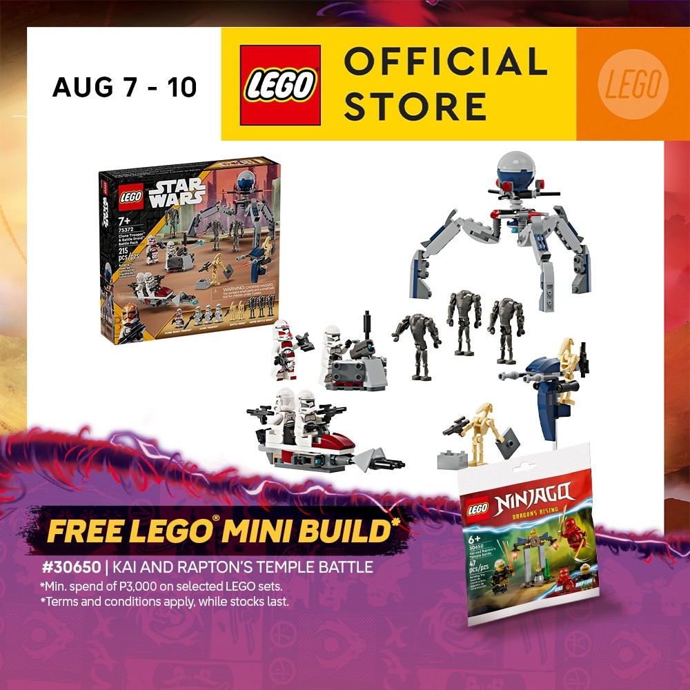 LEGO Star Wars 75372 Clone Trooper & Battle Droid Battle Pack Building ...