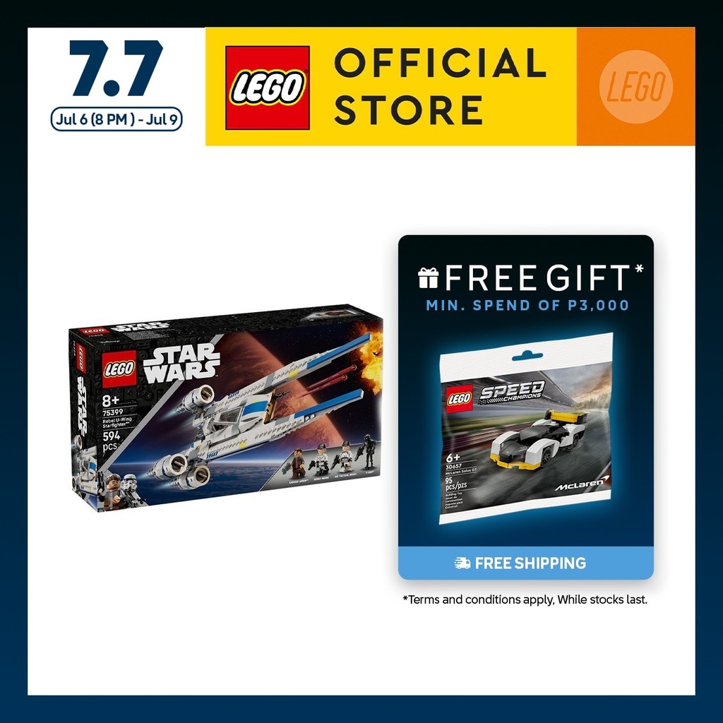 LEGO® Star Wars™️ 75399 Rebel U-Wing Starfighter™, Age 8+, Building ...
