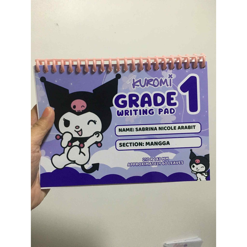 Ring Binded/Refillable Pad Paper for Daycare, Grade 1, 2, and 3 ...