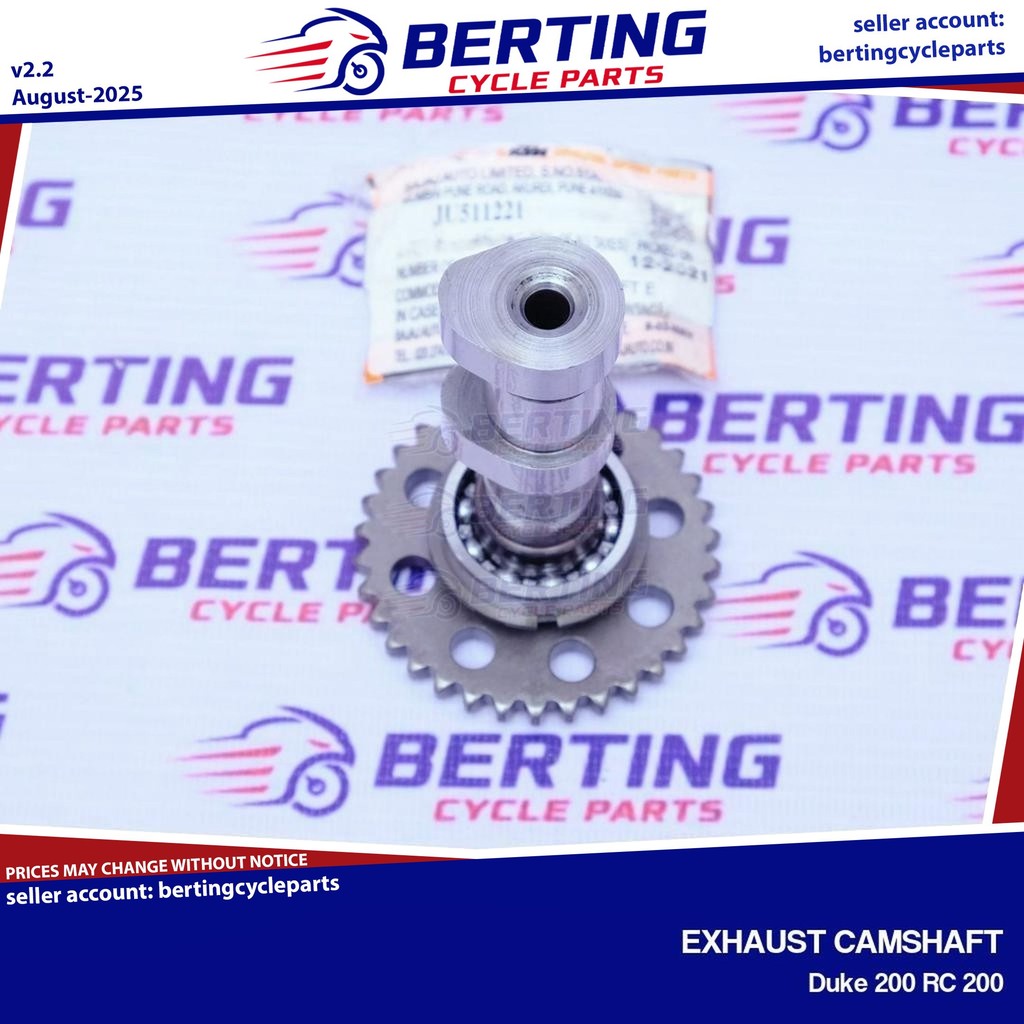 KTM EXHAUST CAMSHAFT Duke 200 RC 200 Genuine JU511221 | Shopee Philippines
