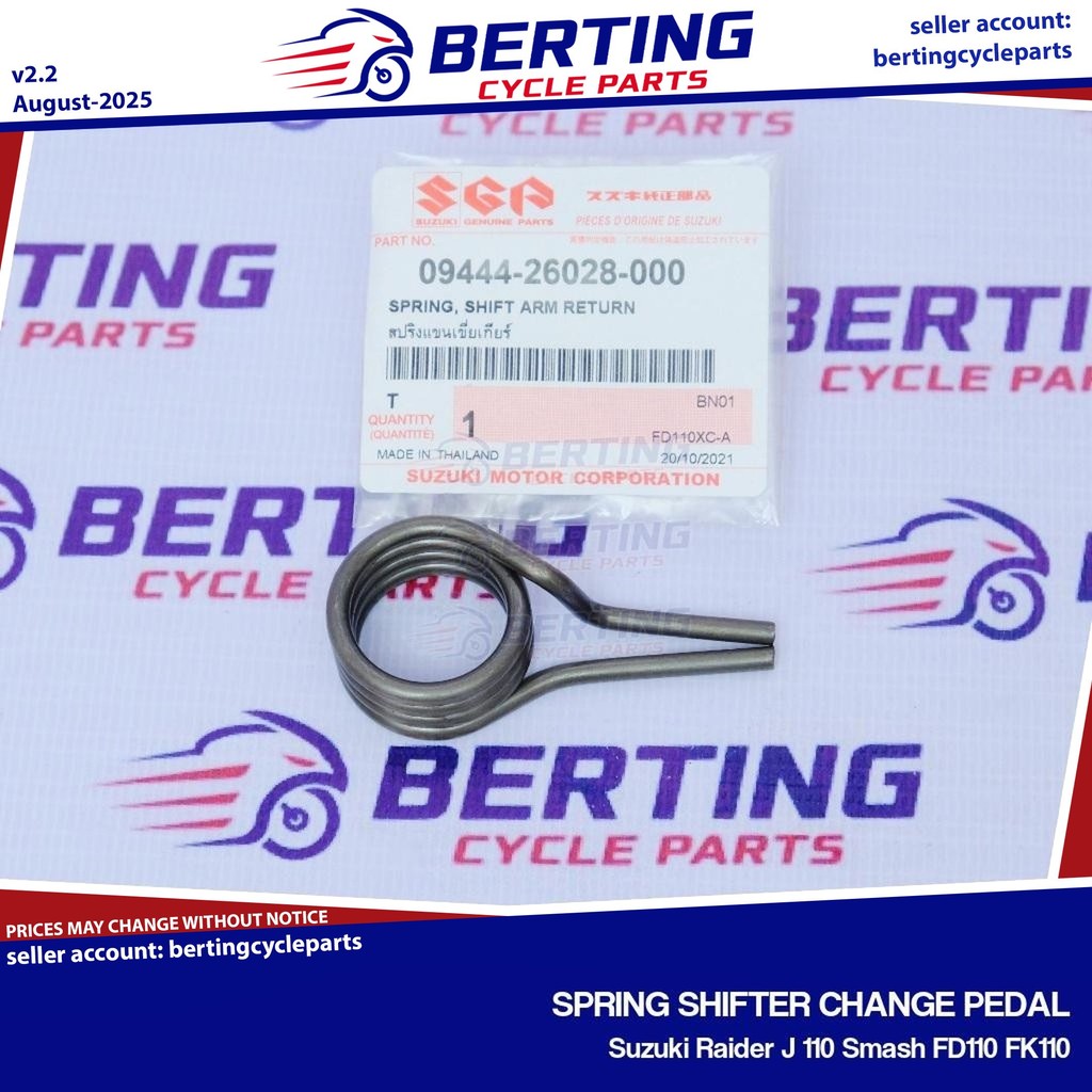 SGP SPRING SHIFTER CHANGE PEDAL Suzuki Raider J 110 Smash FD110 FK110 ...
