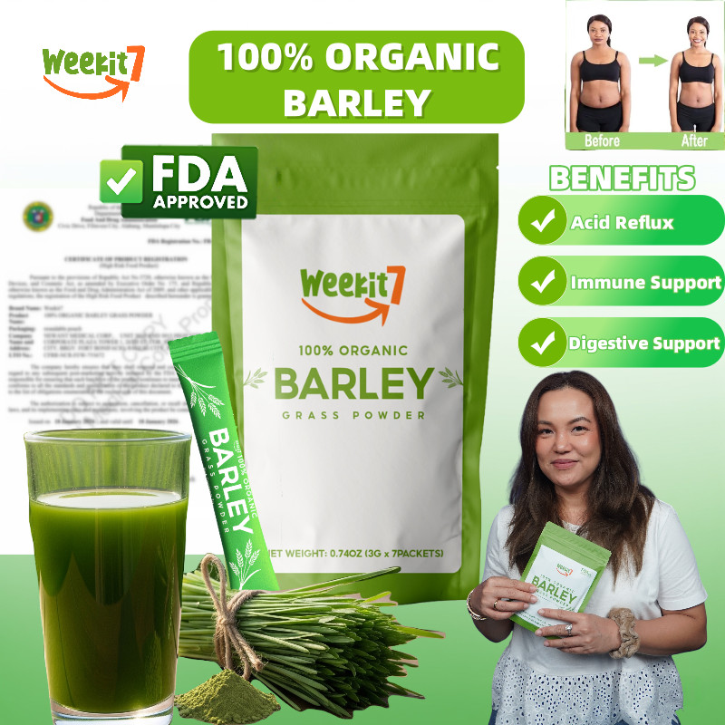 【FDA approved】Detox Weekit7 Barley Grass Powder Natural Organic Pure ...