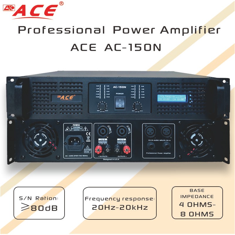ACE AC-150N Professional Amplifier | Shopee Philippines
