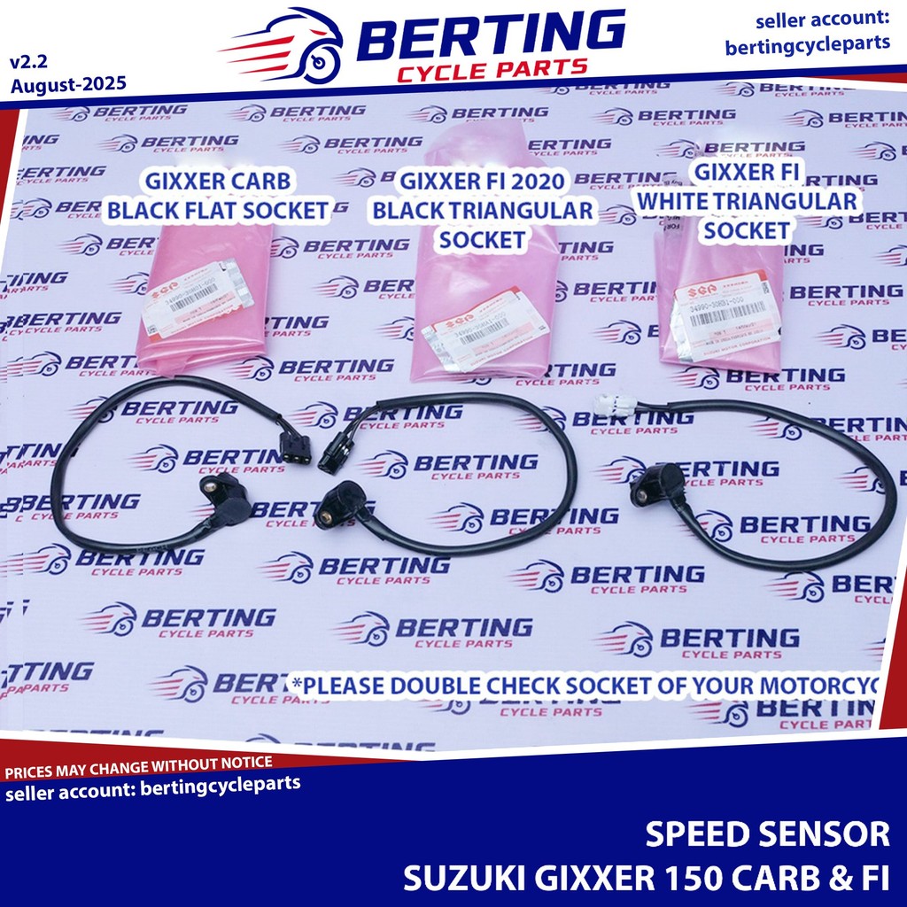 SGP SPEED SENSOR Suzuki Gixxer 150 Carb and FI Genuine 34990 PLEASE ...
