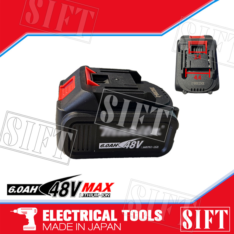 Lithium Battery 36V/48V 6.0Ah for Impact Wrench Electric Cordless Drill ...