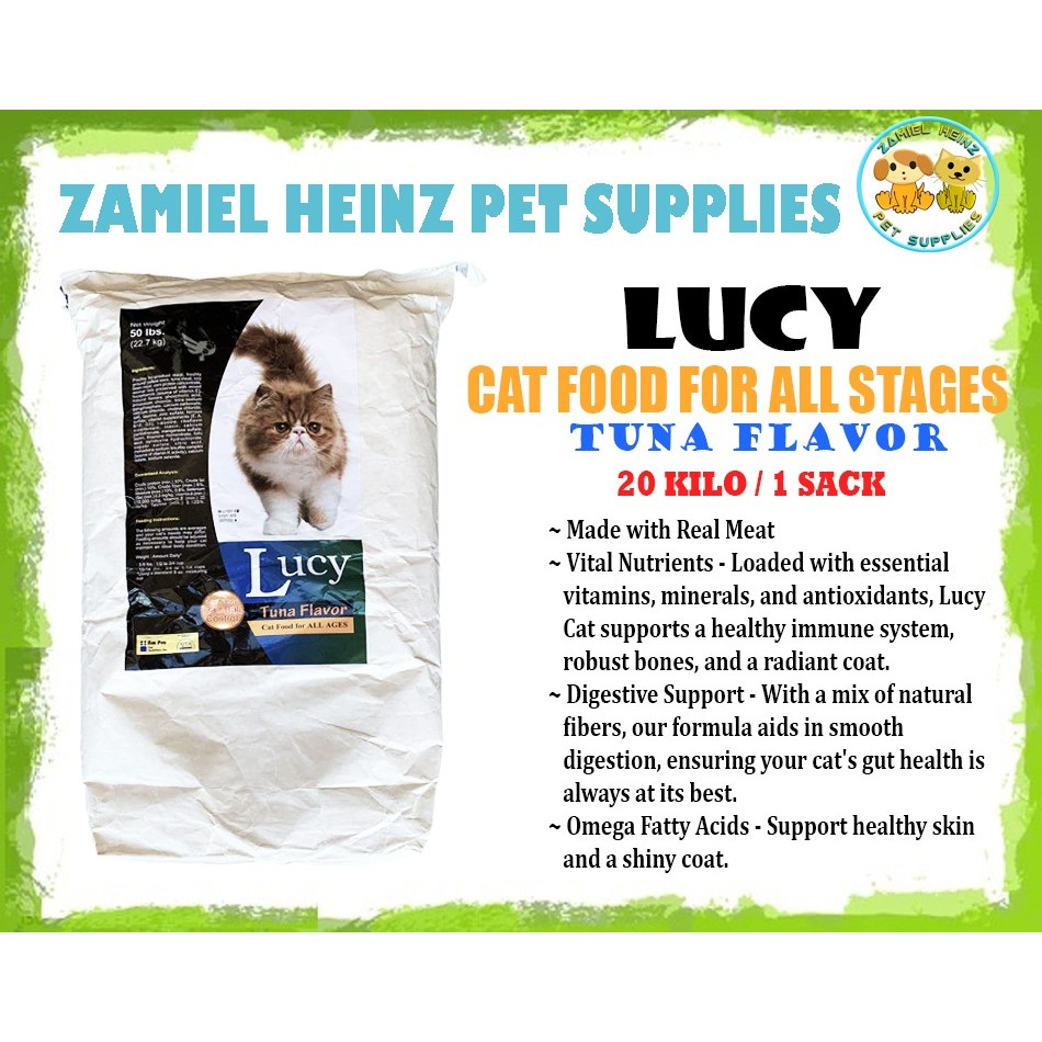 LUCY CAT FOOD for ALL STAGES | 20kg (1 SACK) | Shopee Philippines