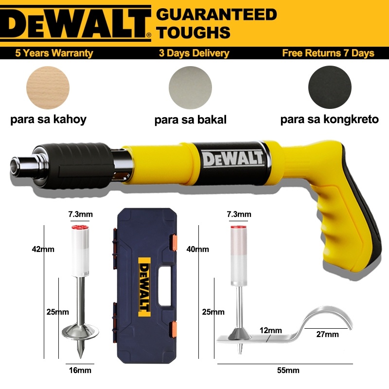 Dewalt Mini Nail Gun Power Tool Fire Nail Gun By Springs And For ...