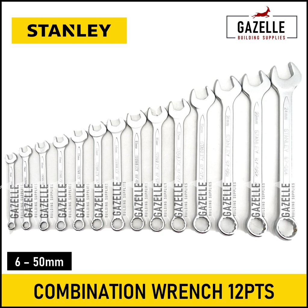 Stanley Combination Wrench Spanner Slimline Part 2 - 24 / 25 / 26 / 27 ...