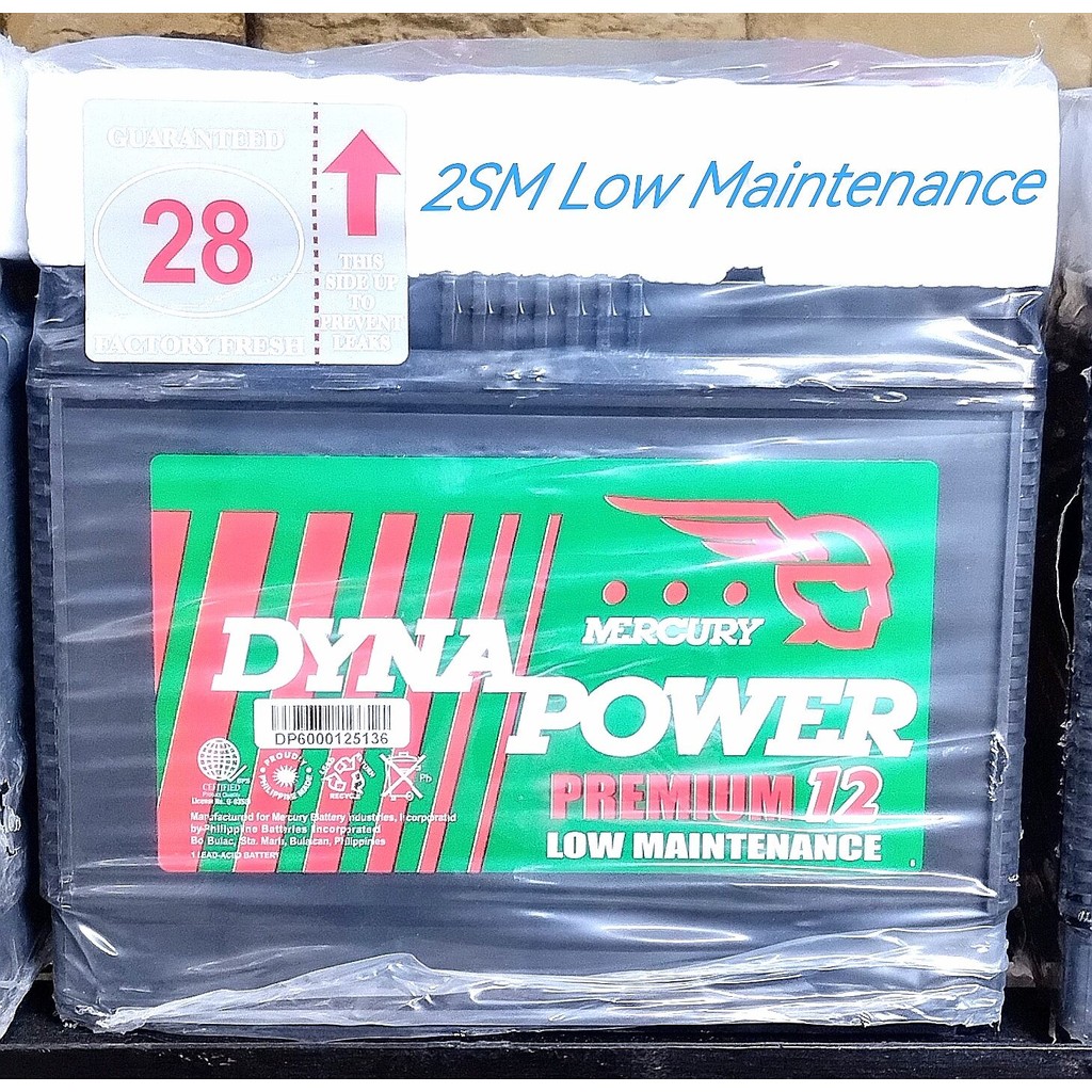 Dyna Power Car Battery 2SM Low Maintenance Car Battery Shell only | Shopee Philippines