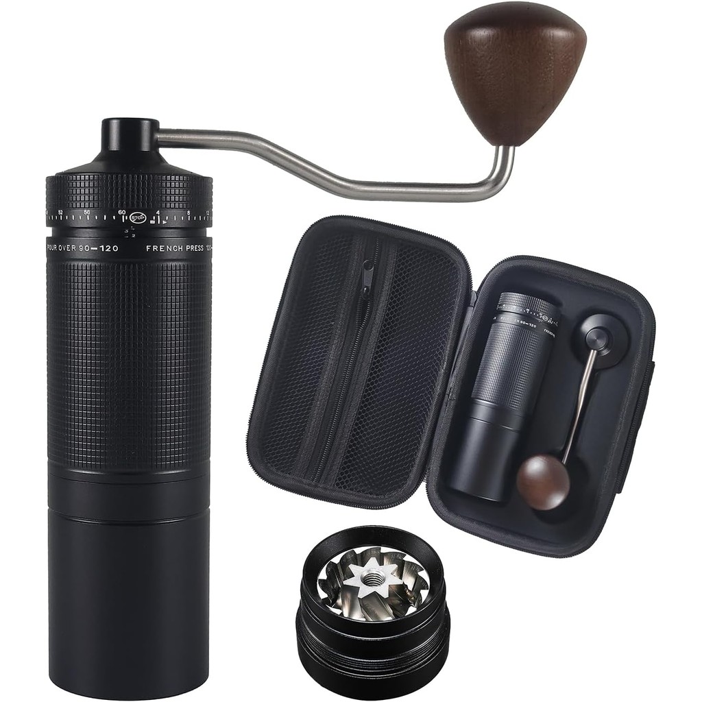 One Bean Hand Grinding Coffee Grinder, Infinite X 7 Axis Stainless ...
