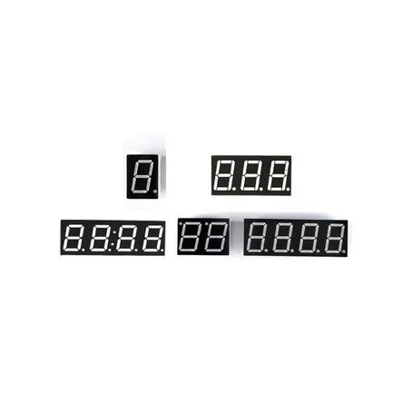 LED Display 7 Segment 4 Bit Digit Tube Red Common Cathode Anode Digital ...