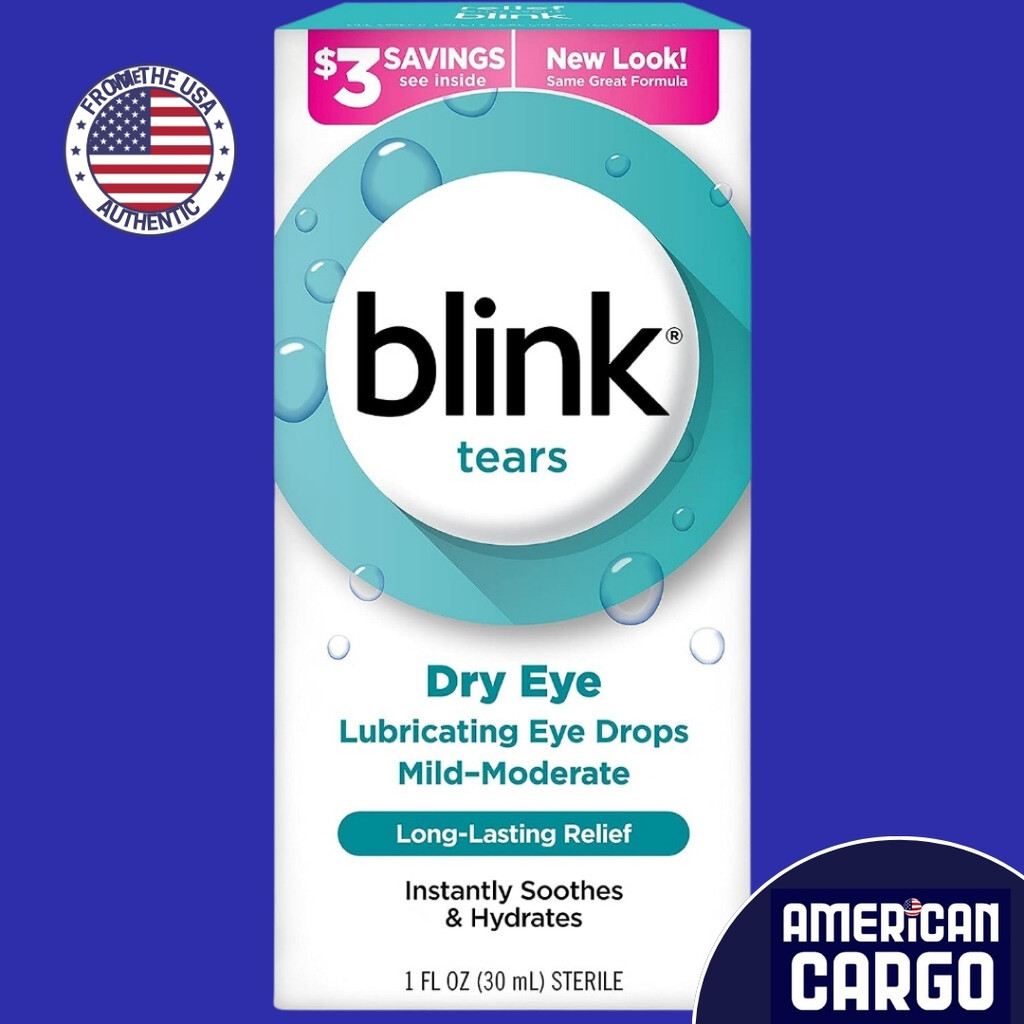 Blink Tears Lubricating Eye Drops, 1 oz | Shopee Philippines