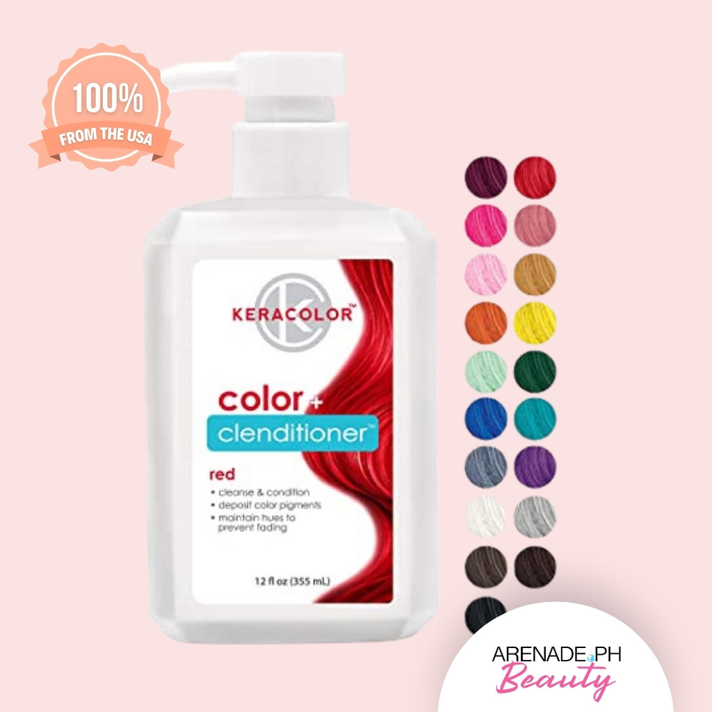 Keracolor Color Hair Dye Maintain Hues Red 12 Fl Oz 355 ml | Shopee ...