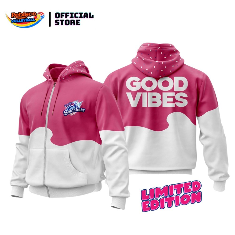 Creamline Cool Smashers 2024 Fan Jacket (Pink and White) | Shopee ...