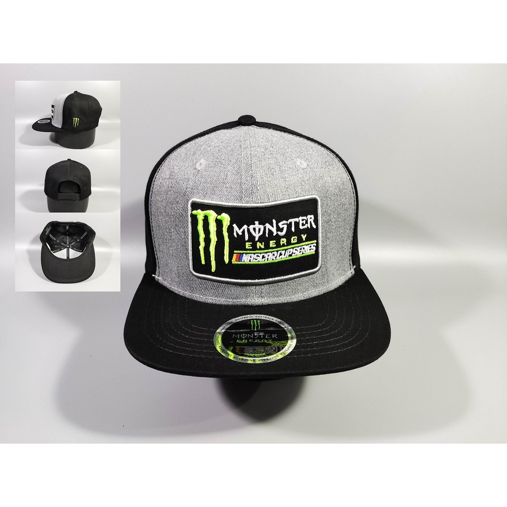 Monster Energy Drink Collectible Fashion Snapback Trucker cap | Shopee ...
