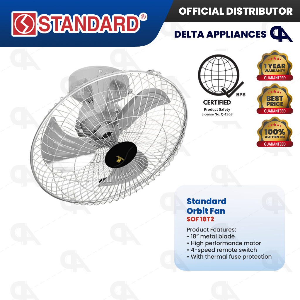 Standard Orbit Fan 18" Metal Blade Industrial High Performance Motor ...