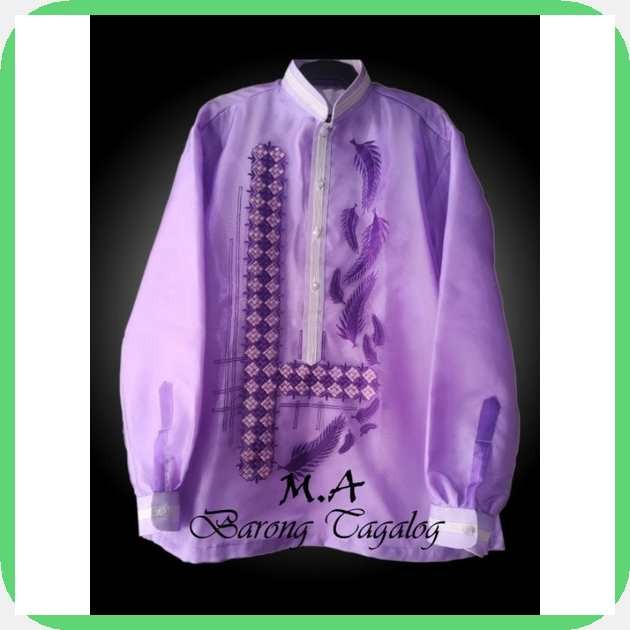 Purple~y`Barong}K#Tagalog | Shopee Philippines