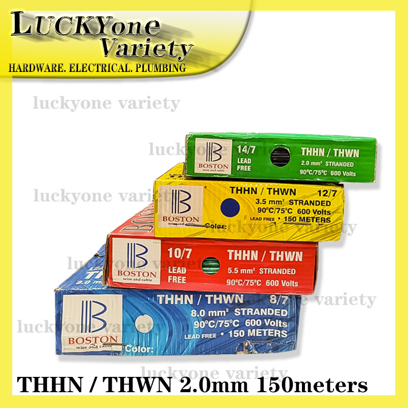 Electrical Stranded Wire Original Boston THHN/THWN 12/7 (150 meters Per ...