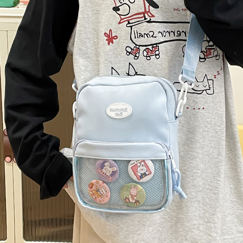 Transparent Millet Pain Bag Ins Small Bag Messenger Bag Girl Shoulder ...