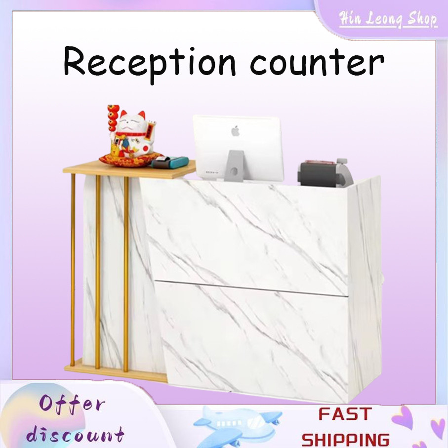 100cm supermarket convenience store reception counter Marble cashier ...