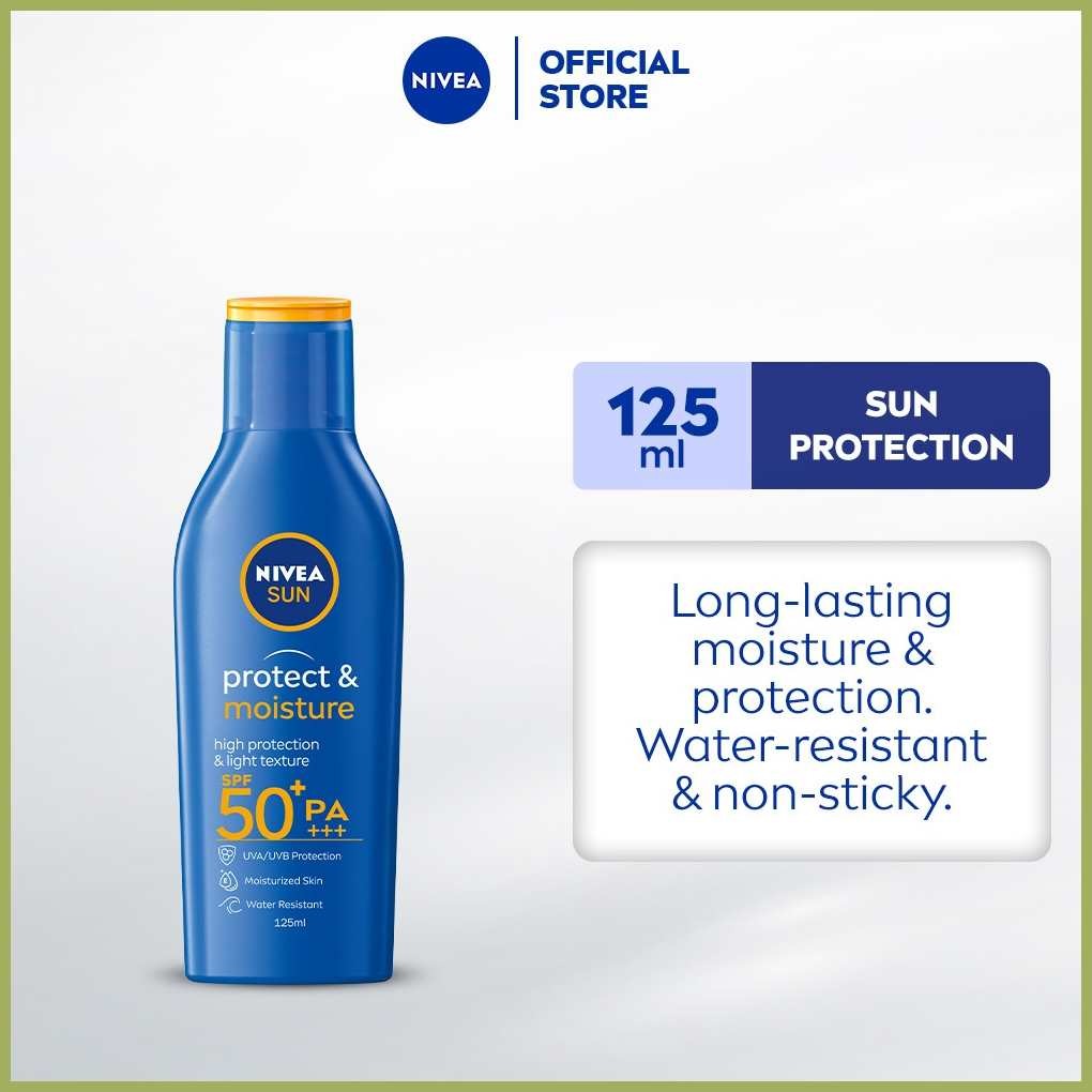 NIVEA-UV^Sun'aD#Protect&zU+&+v+X@Moisture@R+a@y+Sunblock Lotion with ...
