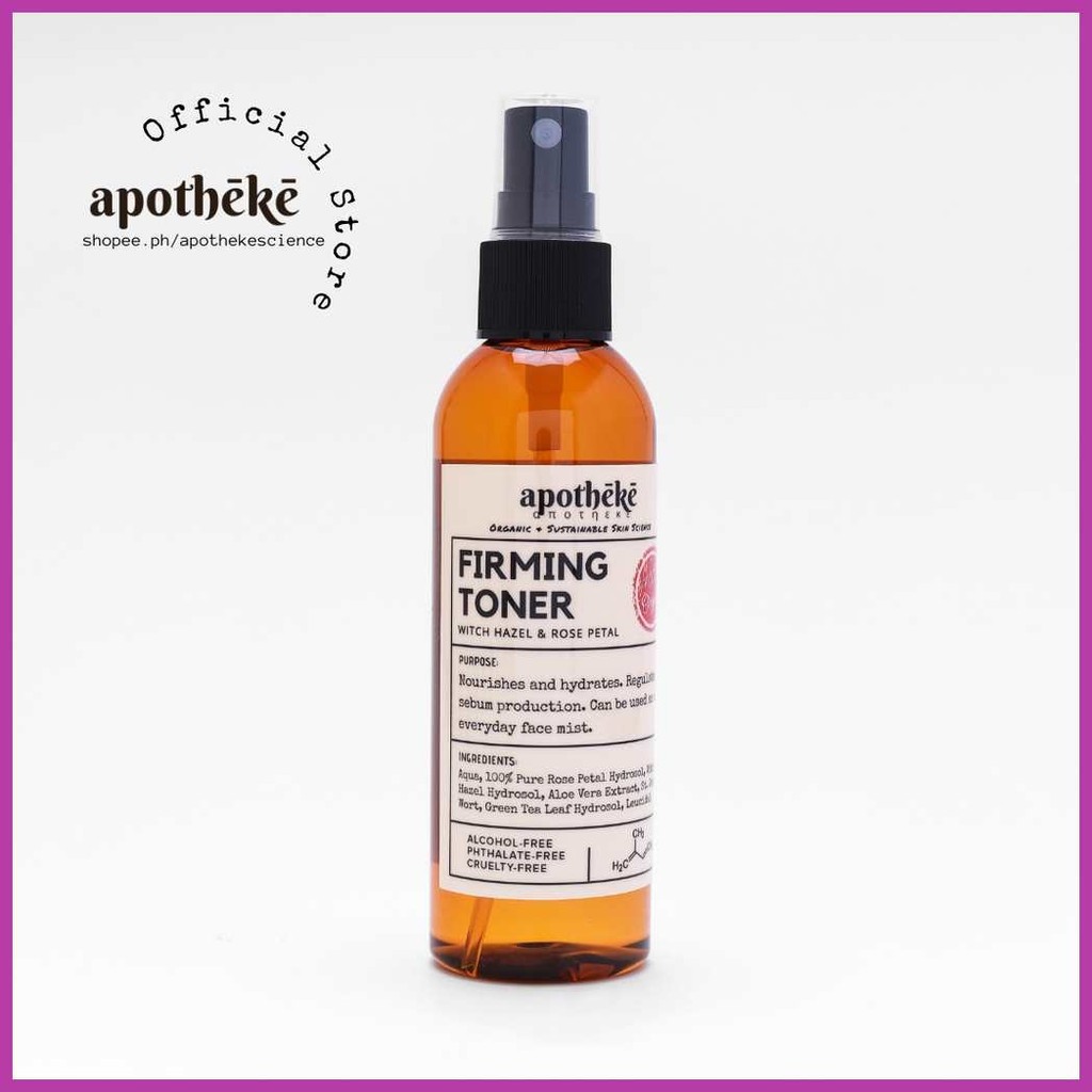 Firming}pE}Toner?po.y)(alcohol-free,)kB}Witchhazel,)ei>Rose}Hw)Water ...