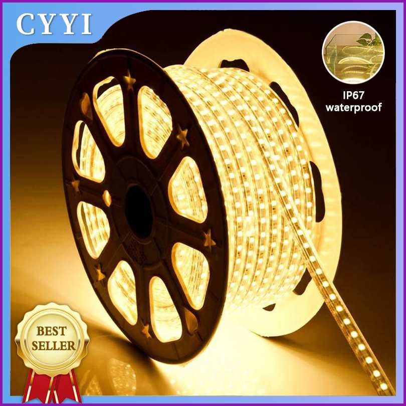 Warm/White!SA=Led-q[Strip)ge$Light^f/220V^H$IP65/t^Waterproof$u ...
