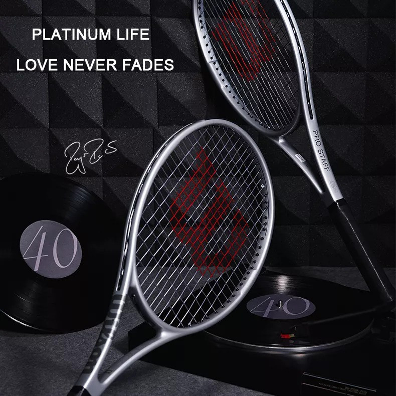 VTIGER x WILSON Tennis Racket Pro Staff RF97 Full Carbon With String ...