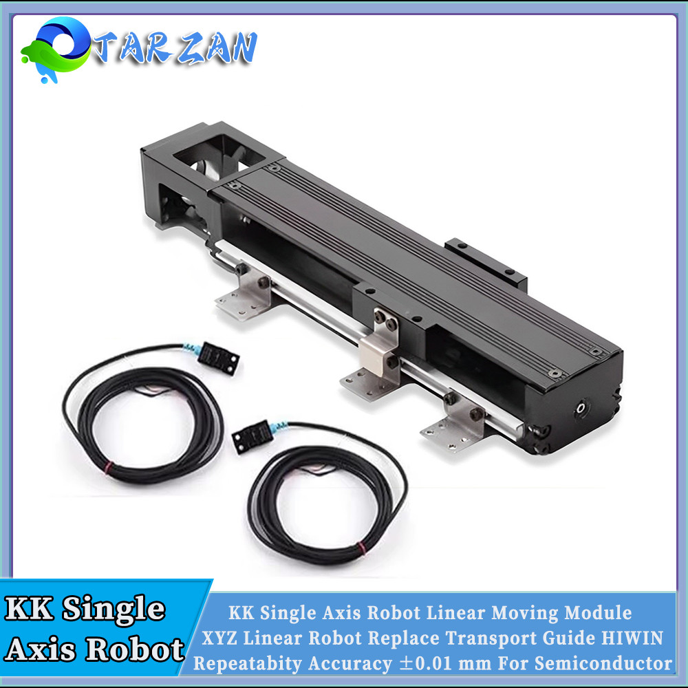 High Precision Module Sliding Table Repeatability ± 0.01mm Single Axis Robot Linear Rail Stage ...
