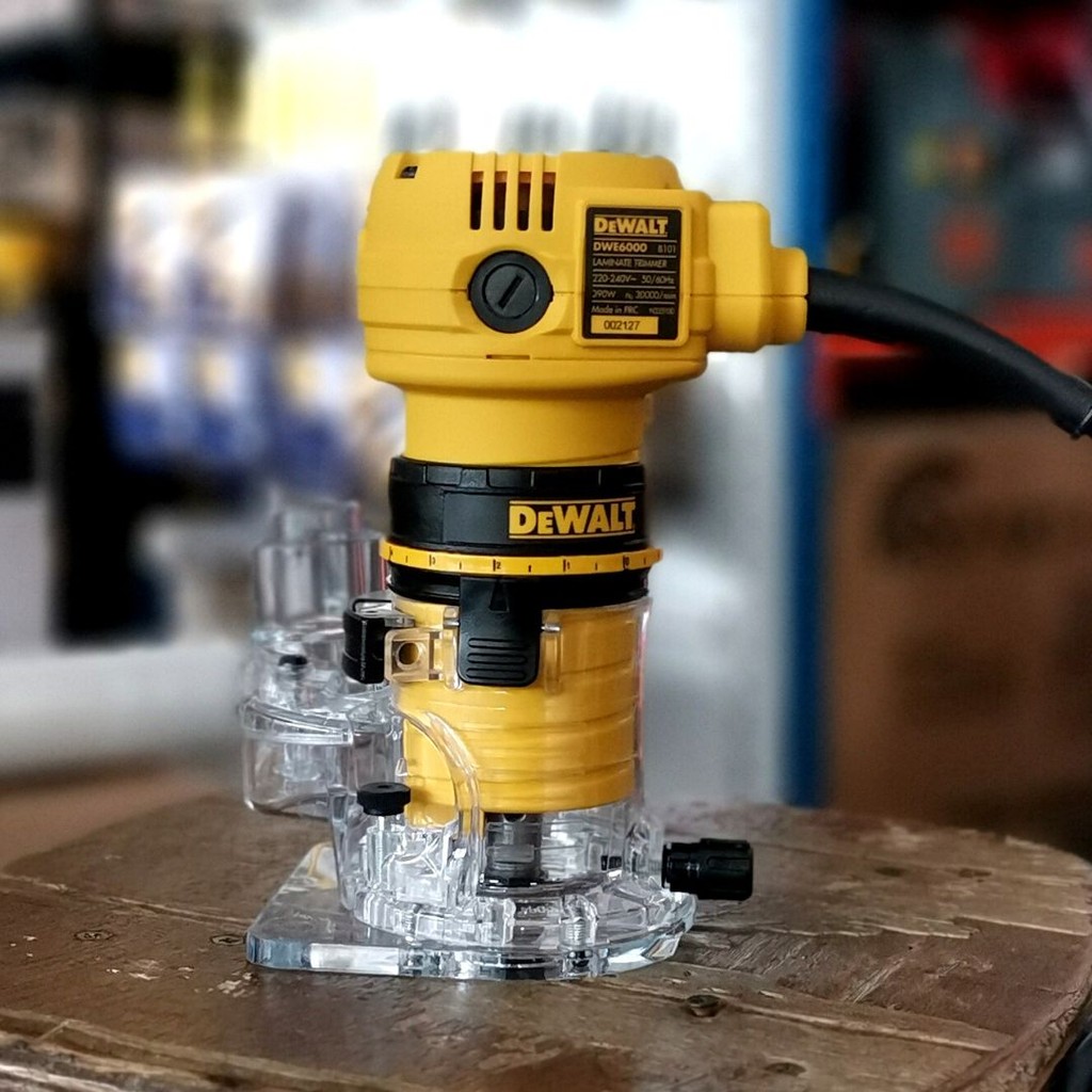 DeWalt DWE6000 Laminate Trimmer / Palm Router 1/4 [300W] | Shopee ...