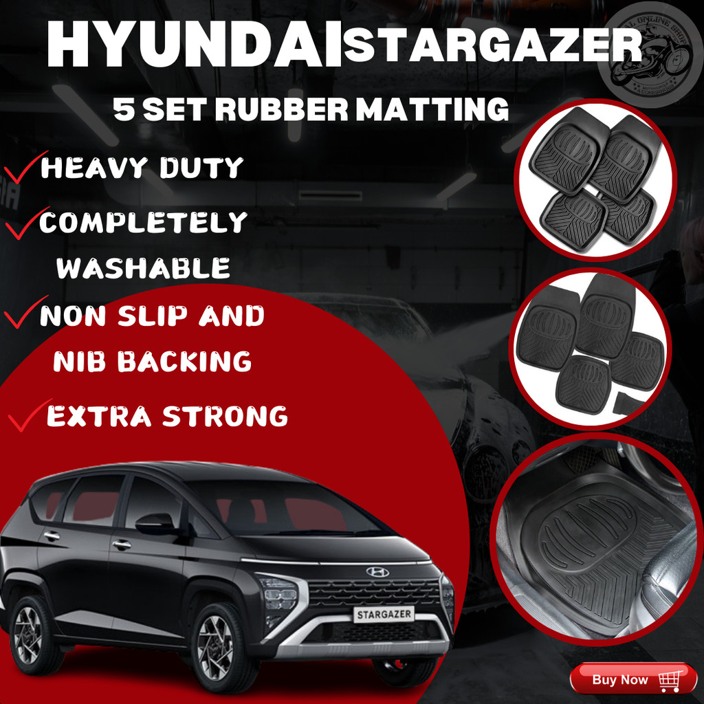 HYUNDAI STARGAZER High Quality Car FLoor Mat Anti-slip Mat Palanggana ...