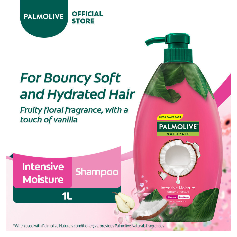 Palmolive Naturals Intensive Moisture Shampoo - with Coconut Cream, for ...