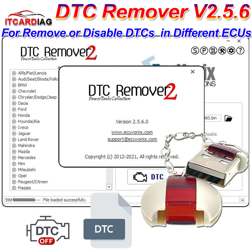 DTC Remover V2.5.6 DTC off Delete Software DTCRemover 2 Remove or ...