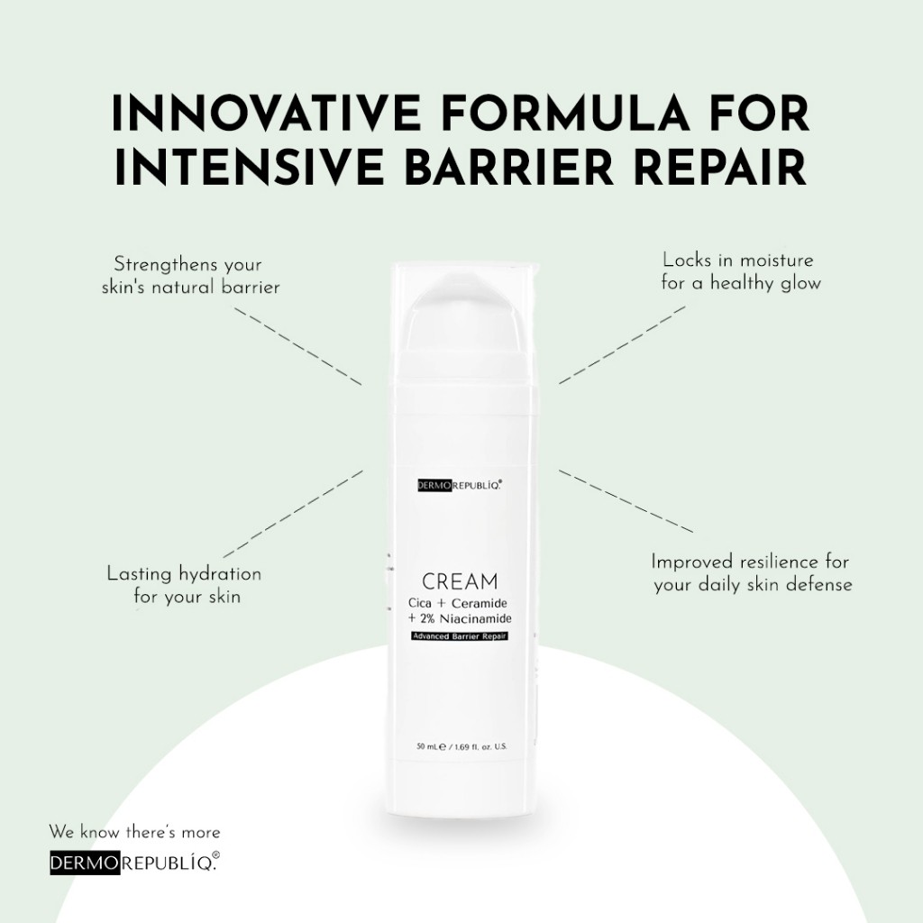 Dermorepubliq Ceramide + Cica + 2% Niacinamide Intensive Barrier Repair ...