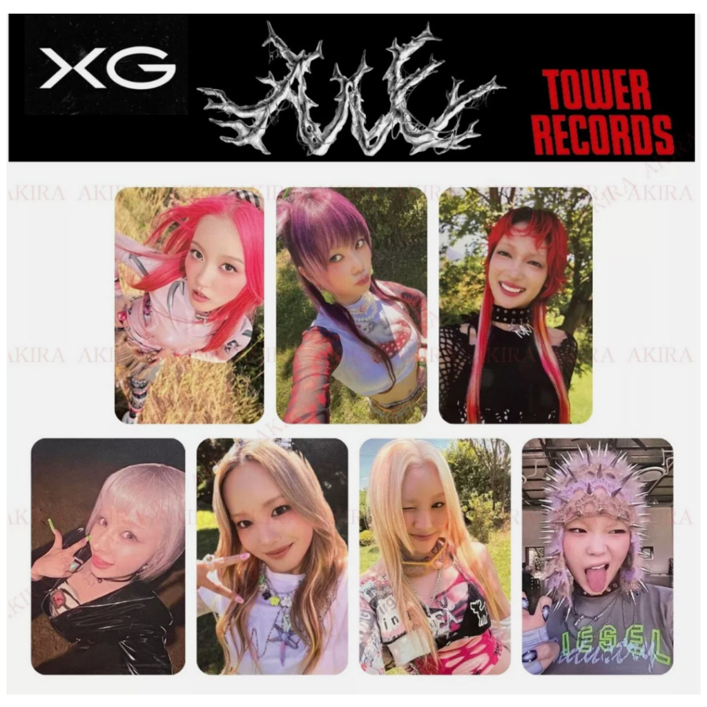 XG 2nd MINI ALBUM AWE TOWER RECORD POB OFFICIAL PHOTO CARD / JURIN ...