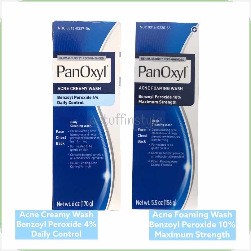 PanOxyl]SAcne'SM}Wash$c^with/l^Benzoyl/M^Peroxide/B^(Packaging/E^may/P ...