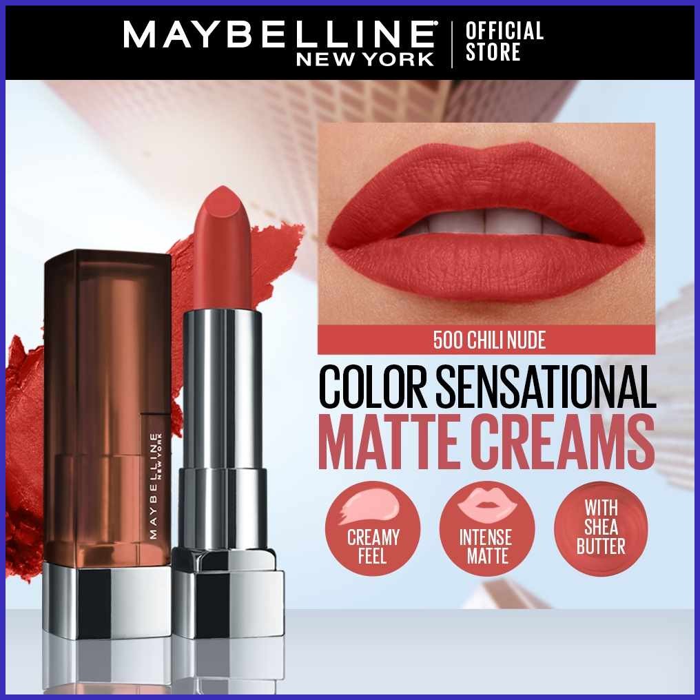 Maybelline/IO]Color{rE?Sensational_Cu:Matte%Oh:Creams%cP:Lipstick%qx ...