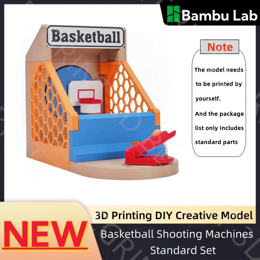 Bambu Lab 3D printing DIY Creative Model Basketball Shooting Machines ...