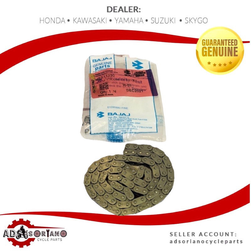 KAWASAKI CT125 CT150 ROUSER 135 TIMING CHAIN 94LINKS JE511230 | Shopee ...