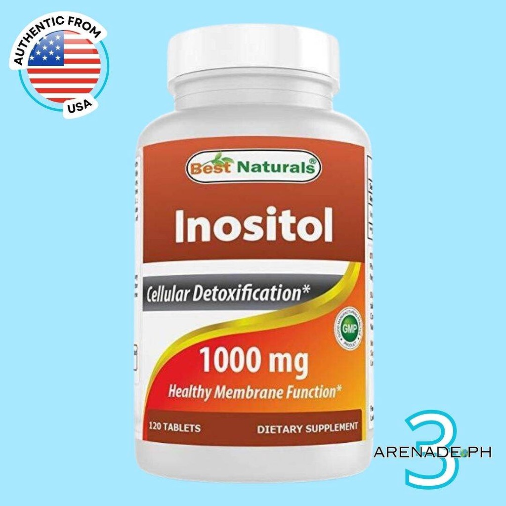 Best Naturals Inositol 1000mg (120 Tablets) | Shopee Philippines