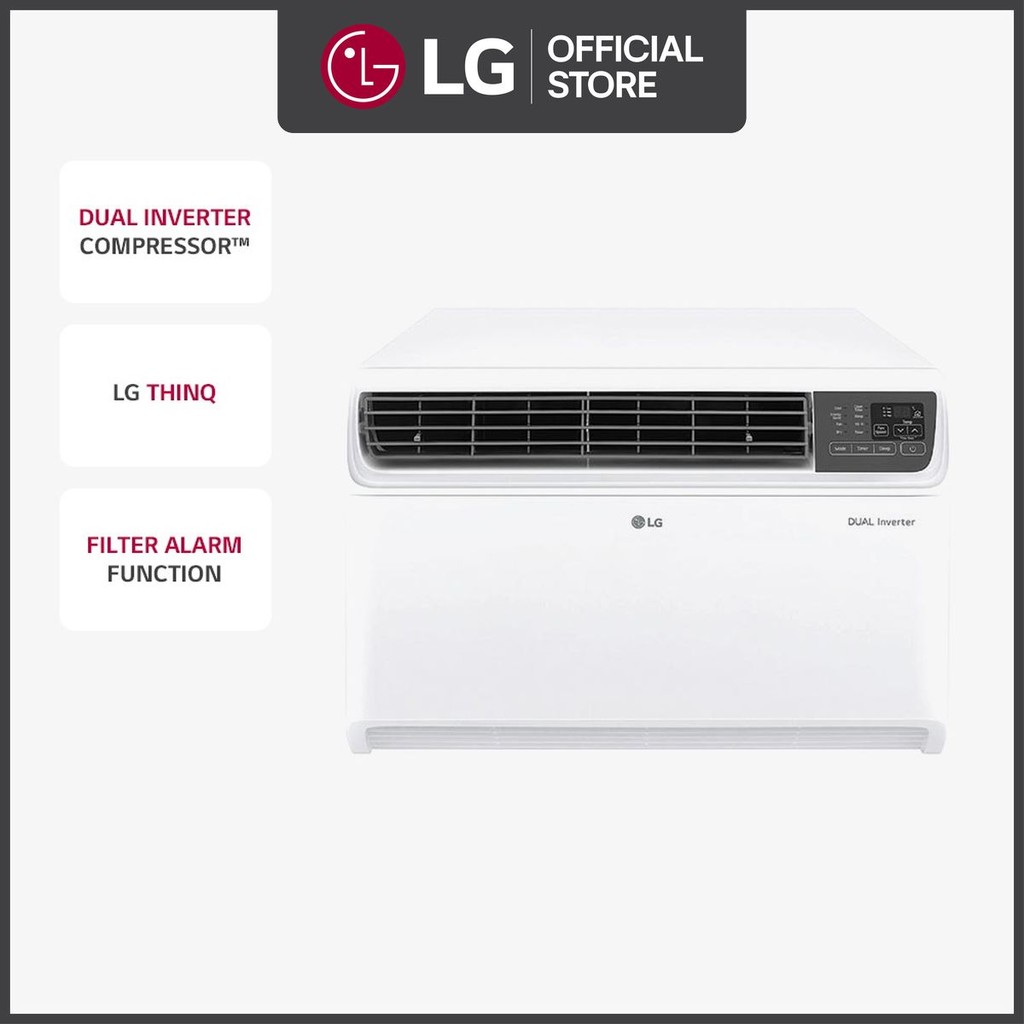 LG Window Type Aircon Dual Inverter 1.0HP LA100EC | Shopee Philippines
