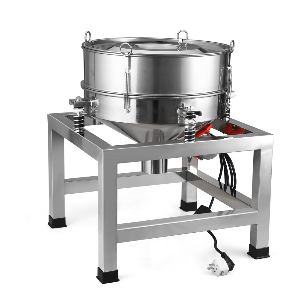 ♚Vibrating screen sieve powder machine stainless steel small electric ...