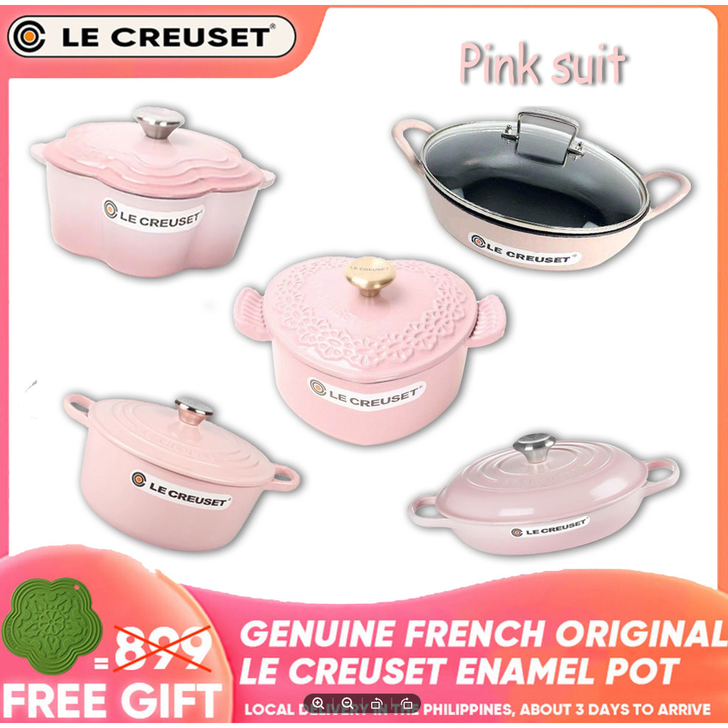 Le Creuset, imported from France, is an authentic enamel cast iron pot ...