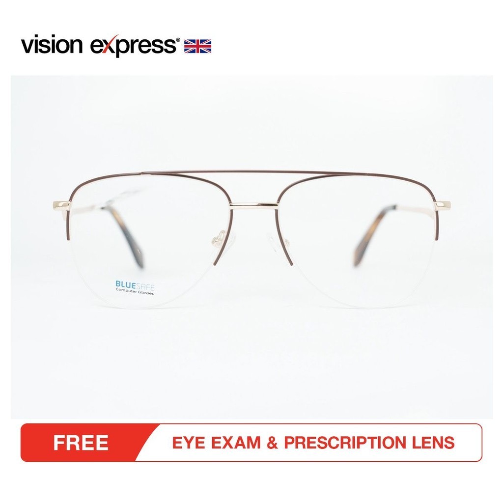 Tony Morgan Eyeglasses for Men TM1004BRN55 - Vision Express with Anti ...