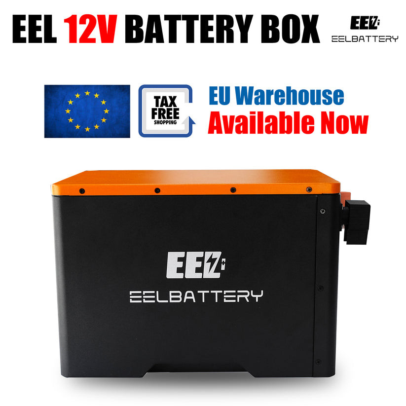 ⚜EEL 12V Battery Box Lithium-ion System DIY LiFePO4 Case suit for 230 280Ah cells Built-in 200A ...