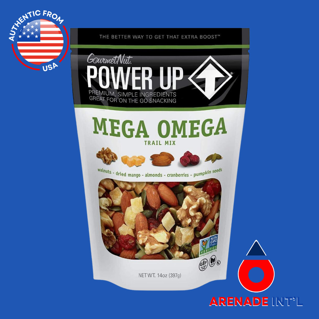 GourmetNut Power Up Mega Omega Trial Mix Nuts (14 oz) | Shopee Philippines