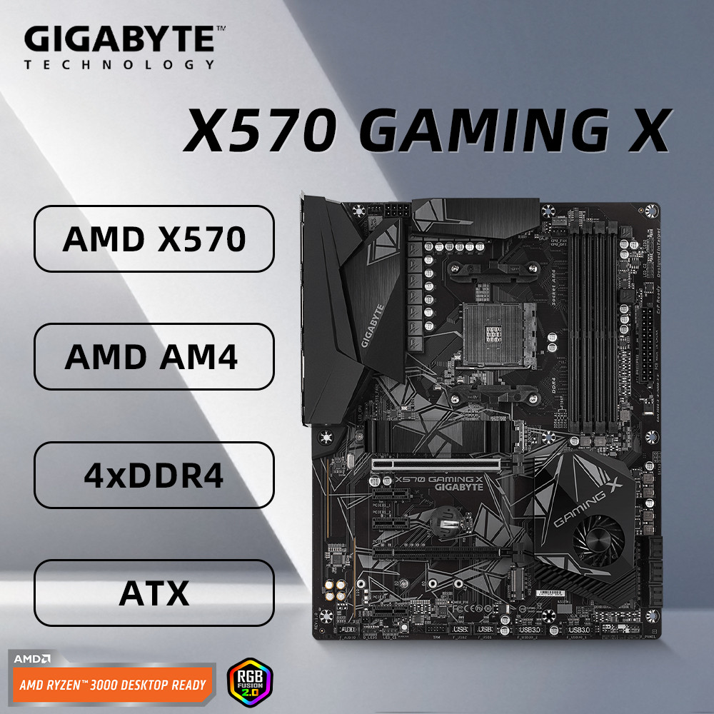 ☜Gigabyte X570 GAMING X Motherboard Supports AM4 Ryzen 9 5950X Ryzen 7 5800X3D R5 5600X CPU AMD ...